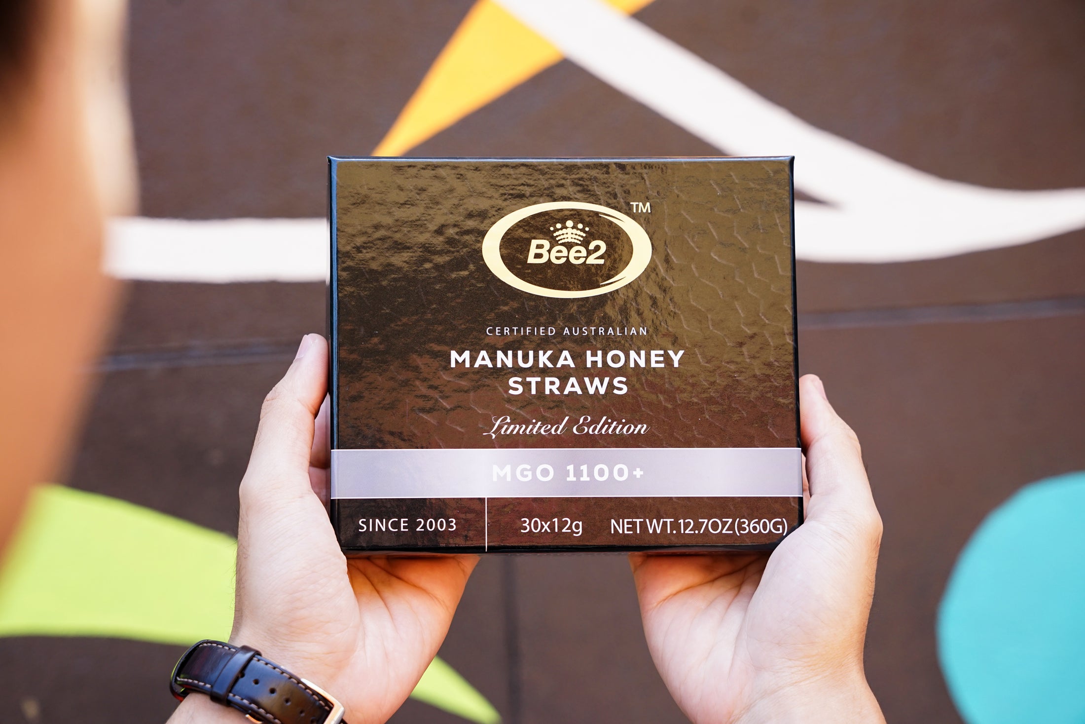Bee2 Australian Manuka Honey Straws MGO 1100+ (30 x Honey Sachets)