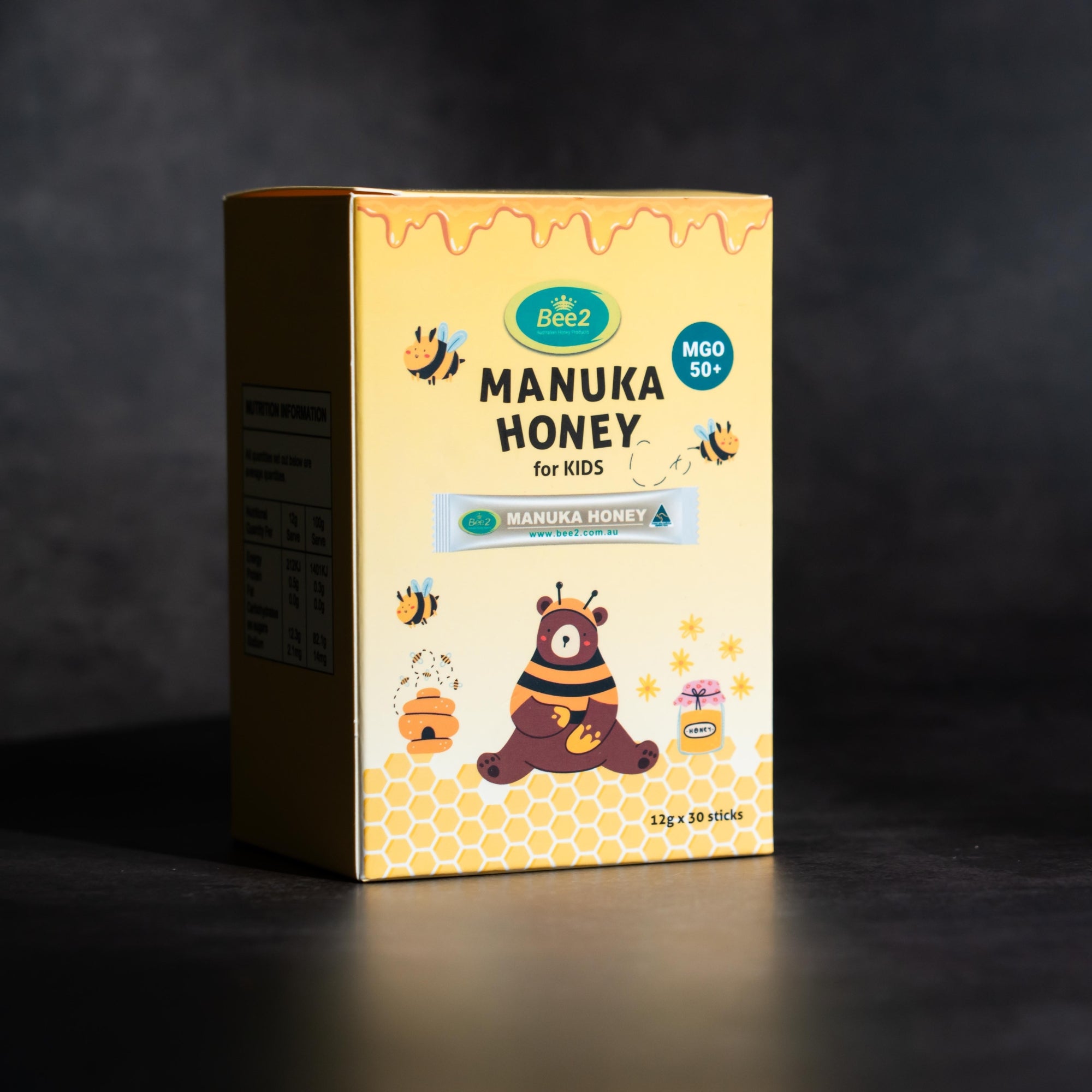 Bee2 Manuka Honey For Kids MGO 50+ (4 Boxes)