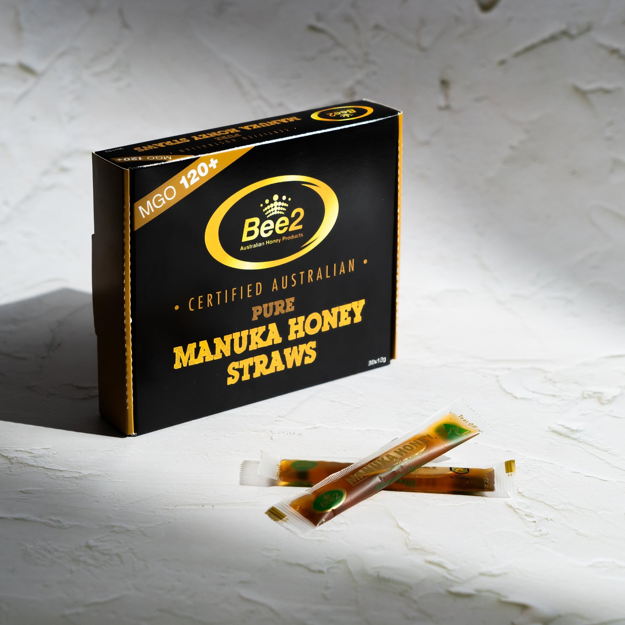 Bee2 Australia Manuka Honey Straws MGO 120+