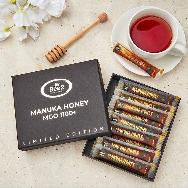 Bee2 Australian Manuka Honey Straws MGO 1100+ (30 x Honey Sachets ...